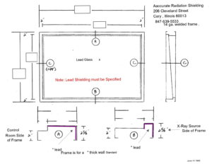 Lead Lined Control Frame and Hollow Metal Doors – Aurora Metals